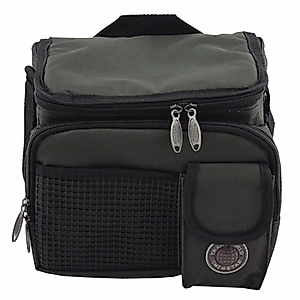 Transworld Durable Deluxe Insulated Lunch Cooler Bag (Many Colors and Size Available) (9" x 7" x 8", Olive)