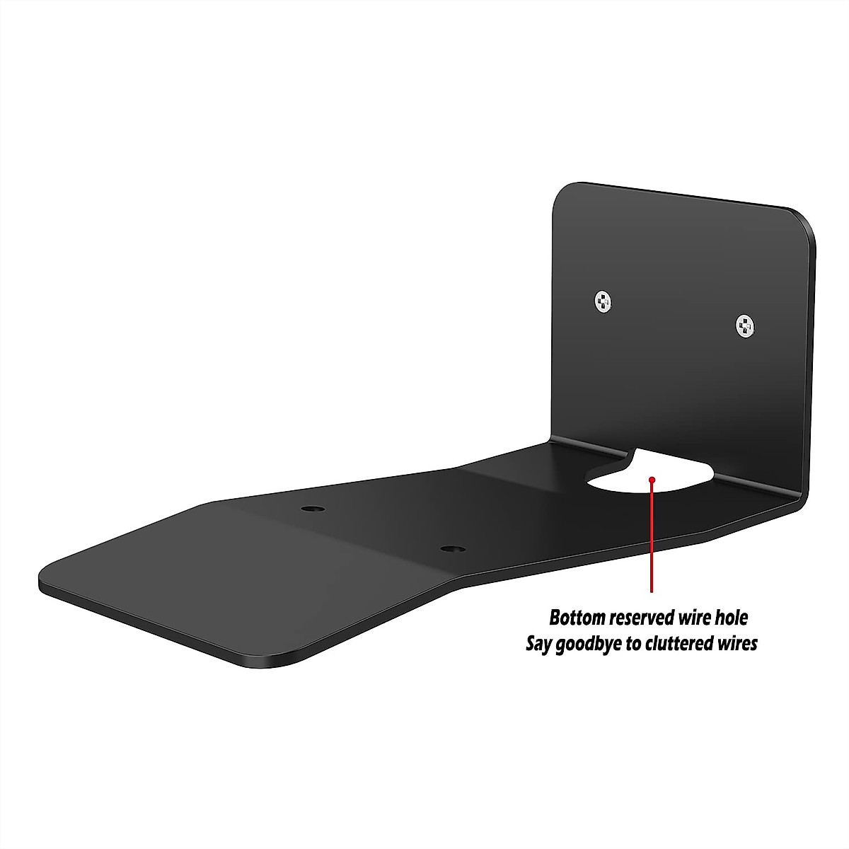 Growalleter Metal Wall Mount for Sonos Era 300 Speaker, Stand Space-Saving Compatible with Era 300 Speaker (Black-2PCS)