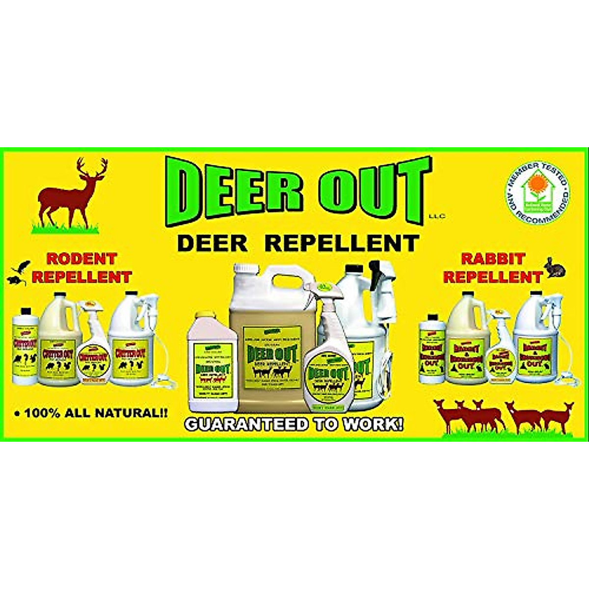 DEER OUT® 1 Gallon Ready-to-Use Refill - Deer Repellent.