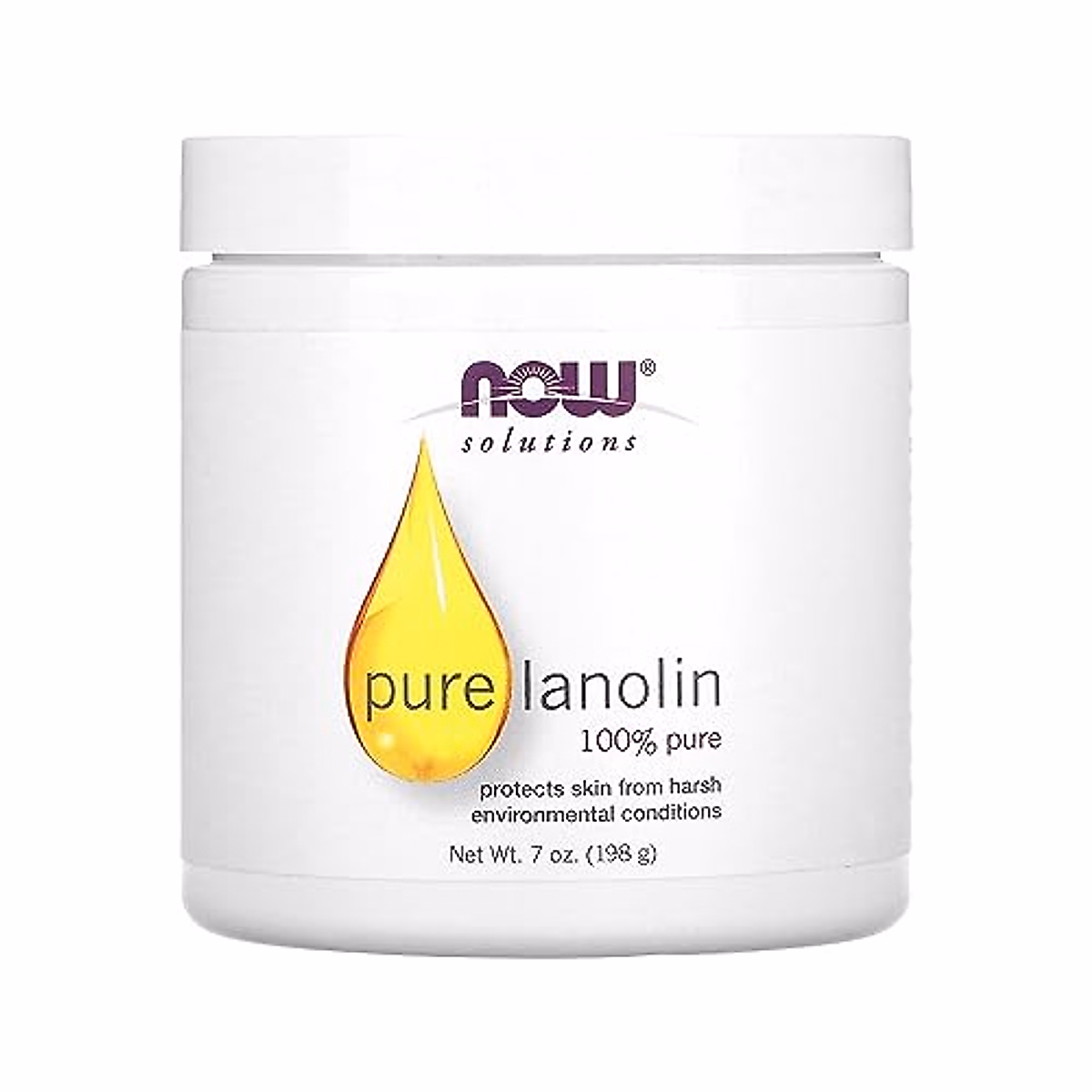 NOW Foods Solutions Lanolin Pure,7-Ounce
