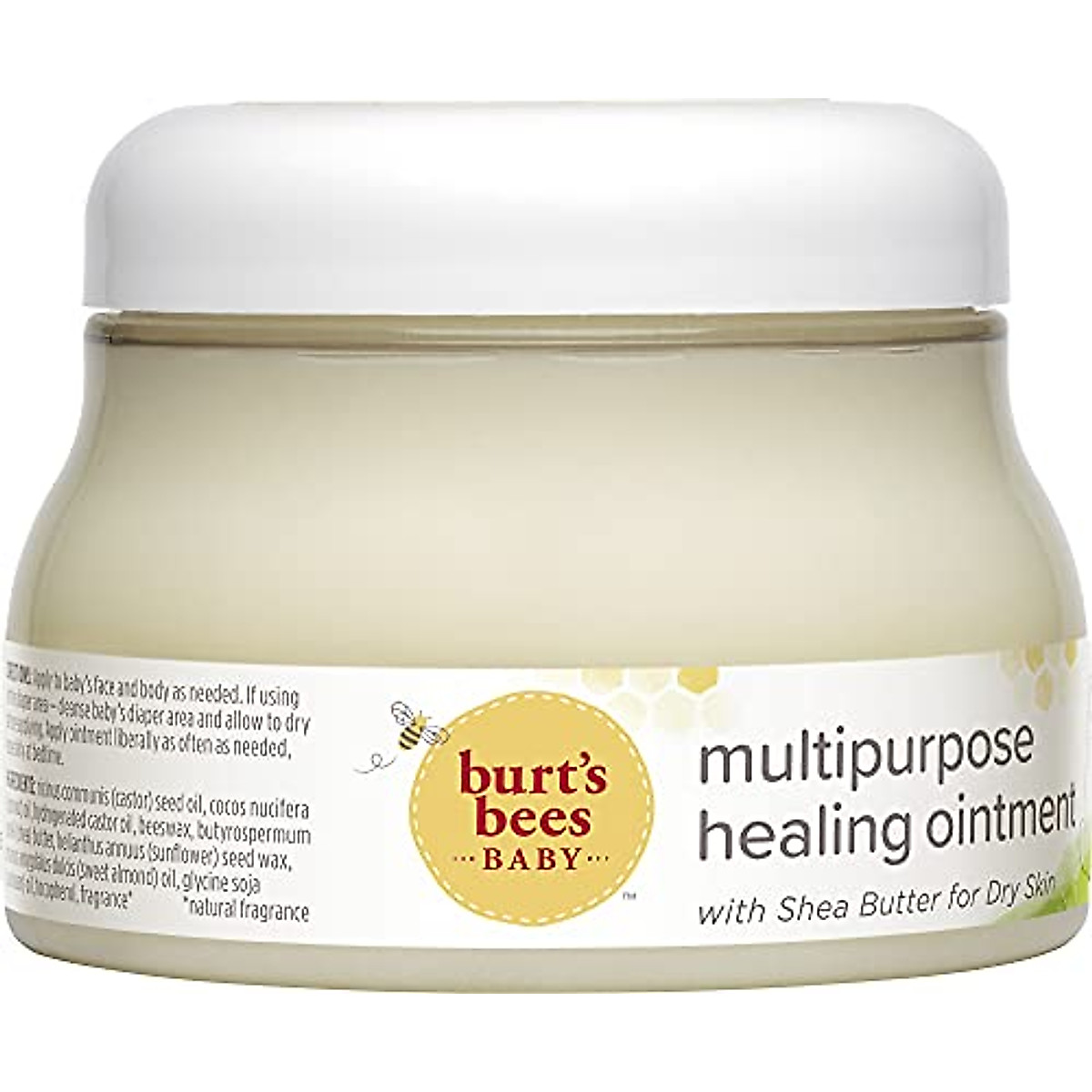 Burt's Bees Baby Healing Ointment, Face & Body Skin Care, Moisturizing with Shea Butter, 100% Natural, 7.5 Ounce