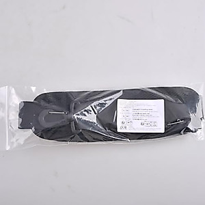 TRIWONDER Bag Shoulder Strap Replacement Adjustable Shoulder Strap with Padded Metal Hooks for Tactical Pouch Shoulder Bag Luggage Duffel Bag Laptop Case Crossbody Bag Pet Carrier(Black)