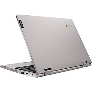 Lenovo Chromebook C340 2-in-1 Convertible Laptop, 11.6" HD Touchscreen, Intel Celeron N4000, 4GB DDR4 RAM, 160GB Space(32GB eMMC+128GB card), WiFi, Bluetooth, Webcam, USB TYPE-C, Chrome OS,Gray JVQ MP