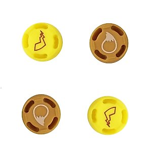 Silicone Non-Slip Cap Case Thumb Grips Cover Analog Thumb Stick Joystick Button Cap Handle Button Caps for Nintend Switch Joy-con (4PCS Rocker Cap)