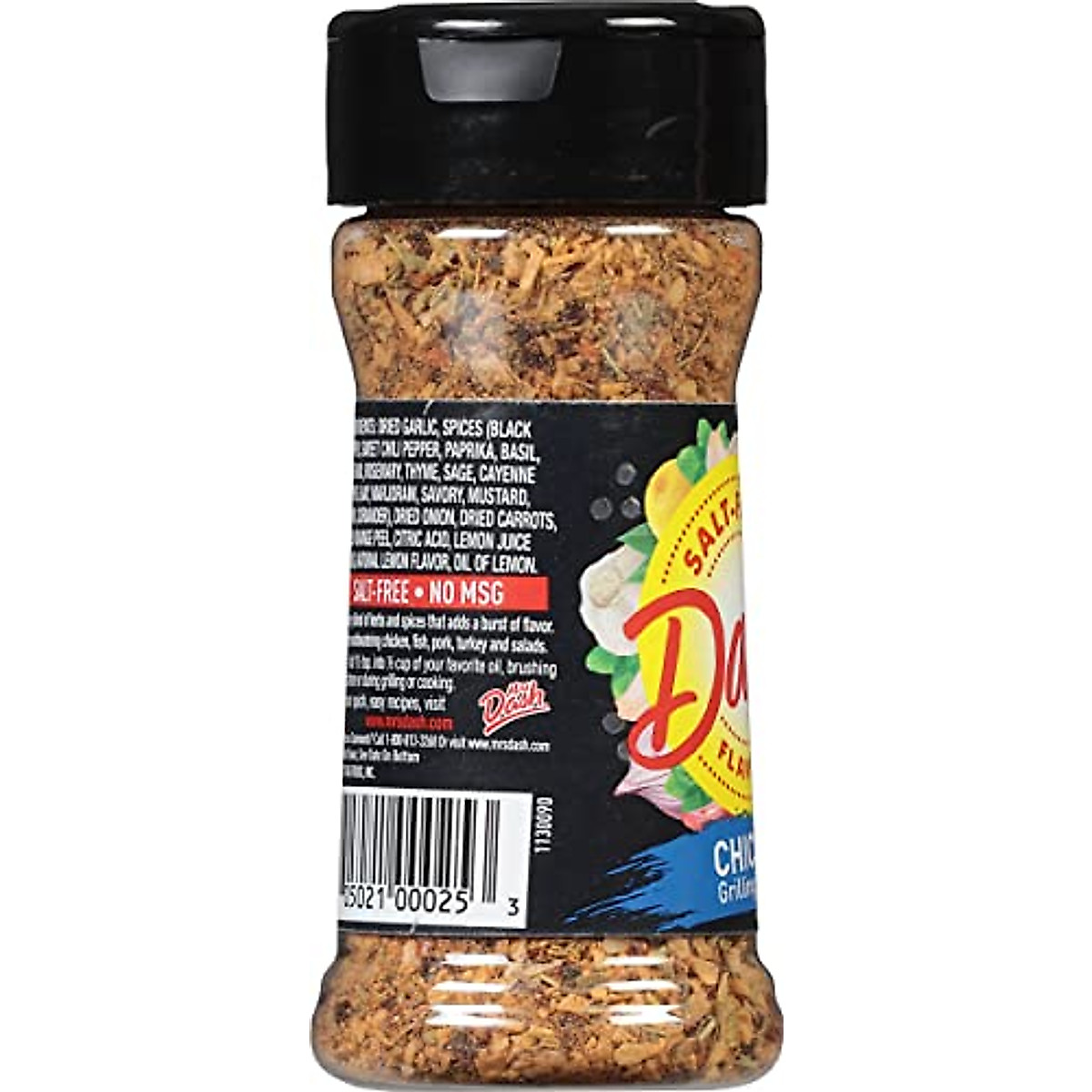 Dash Salt-Free Grilling Blend, Chicken, 2.4 Ounce