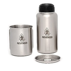 Pathfinder Bottle and Nesting Cup Set, 32 ounces