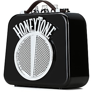 Danelectro Honeytone N-10 Guitar Mini Amp, Black with belt clip
