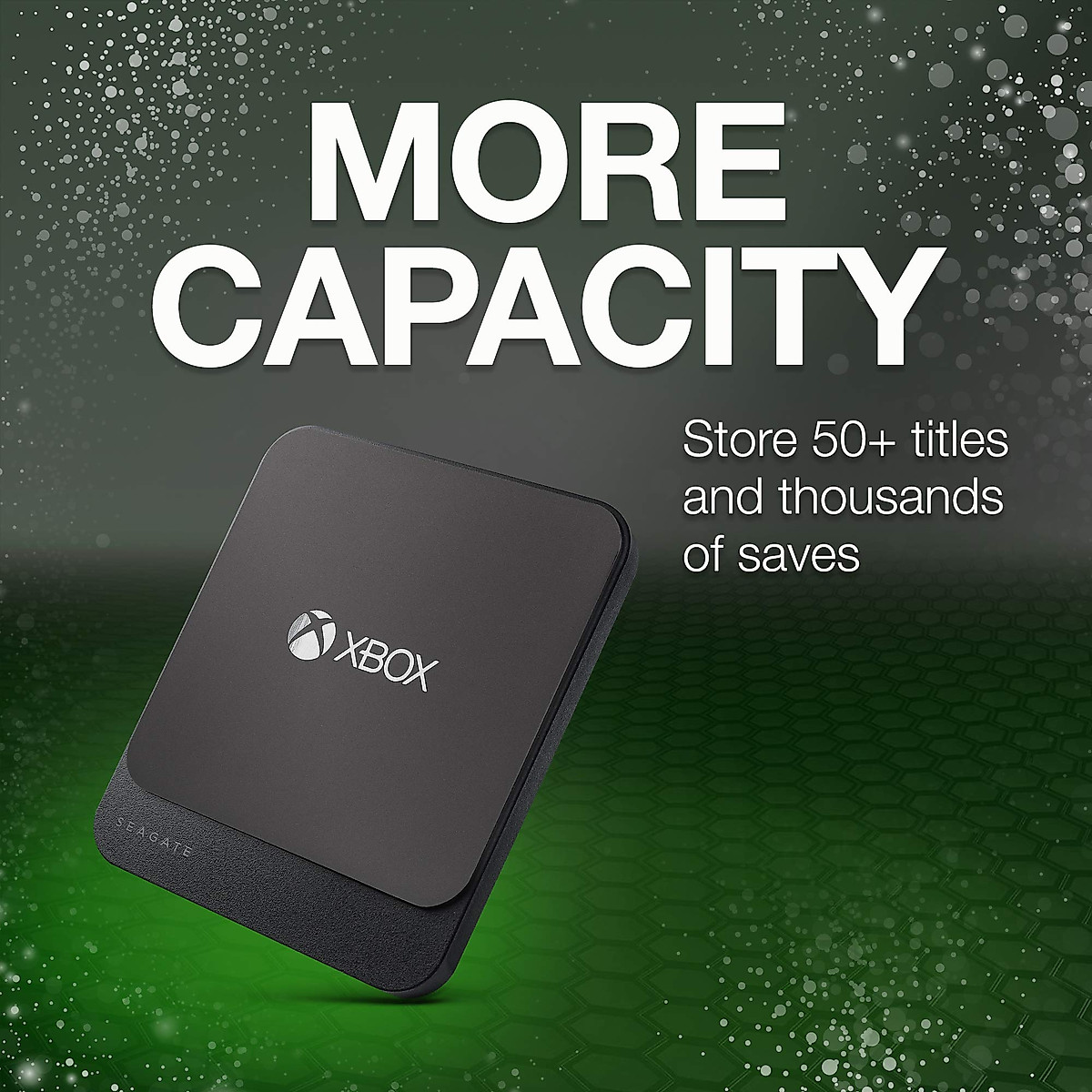 Seagate STHB500401 Game Drive for Xbox 500GB SSD External Solid State Drive, Portable USB 3.0 – Designed for Xbox One, 2 Month Xbox Game Pass Membership, 1 Year Rescue Service