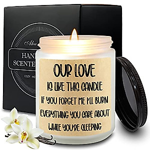 AharHora Funny Gift Candle for Women Men, Scented Candles Gifts for Women Her Him, Unique Gifts for Couples, Husband, Wife, Fiance, Lover, Girlfriend, Boyfriend, Valentines Day Gifts