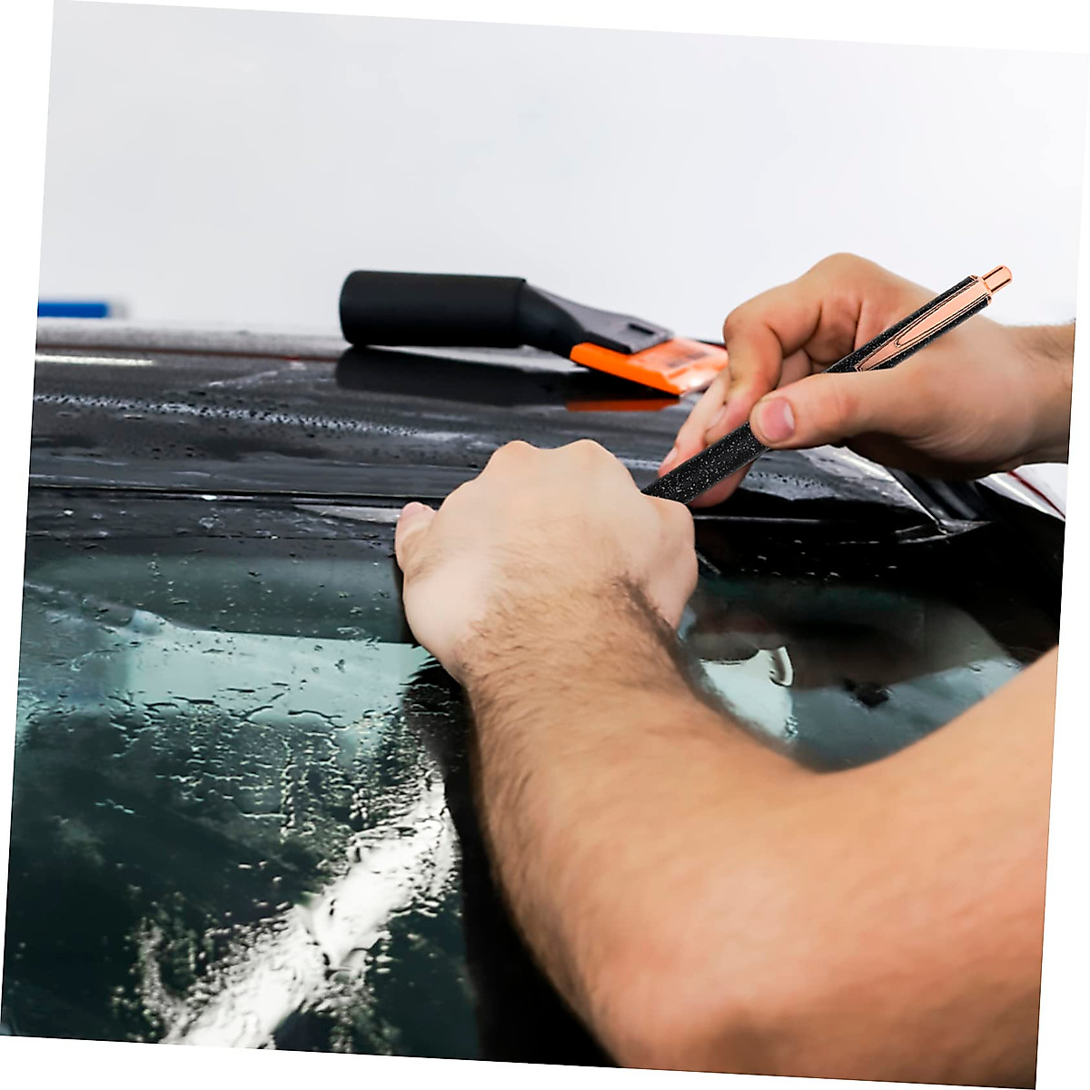 SEWOART 1pc Foil Exhaust Pen Craft Vinyl Weeding Pen Car Film Pen Sparkling Air Release Pen Craft Weeding Tools Air Release Pin Pen Car Bubble Removal Pen Air Release Weeding Pen