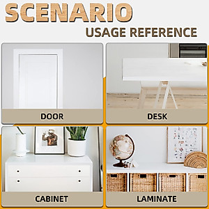 GSCIT Club White Edge Banding, 5/8 inch x 25ft Melamine Edge Banding with Hot Melt Adhesive Pre-glued Cabinet Edge Banding Flexible White Veneer Edging for Plywood Furniture Table
