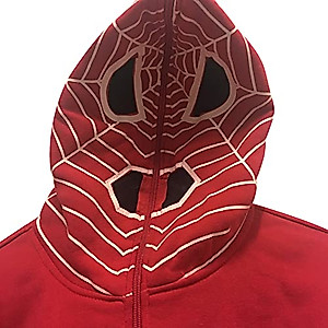 Meiweileya Y2k Full Zip Up Hoodie Spider Skeleton Graphic Jackets for Women Man Teen Girls Aesthetic Harajuku Clothes