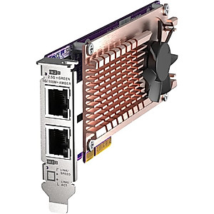 QNAP QM2-2P2G2T2 x PCIe Gen3 M.2 NVMe SSD & 2 x 2.5GbE Port Expansion Card to Enhance Performance