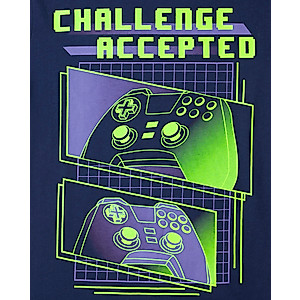 The Children's Place Boys' Short Sleeve Graphic T-Shirt 3-Pack, Gaming, X-Small