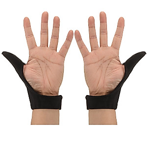 Otuuz Adult Thumb Guard Habit Thumb Sucking Thumb Cover Thumb Glove to Help Stop Skin Picking Thumb Sucking and Hair Pulling(Black)