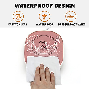 Coffee Mug Warmer,Mug Warmer,Coffee Cup Warmer for Desk,Candle Warmer Coaster for Hot Coffee Tea Espresso Milk Candle Wax, Auto Shut Off Coffee Warmer Plate Pink