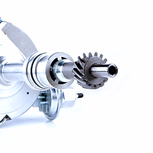 MAS Ignition Distributor w/Cap & Rotor compatible with Ford 351C 351M 400 429 460 HEI 65,000 Volt Coil KA-1046013 PE332U JM6506BL 351CBLHEI0 (BLUE)