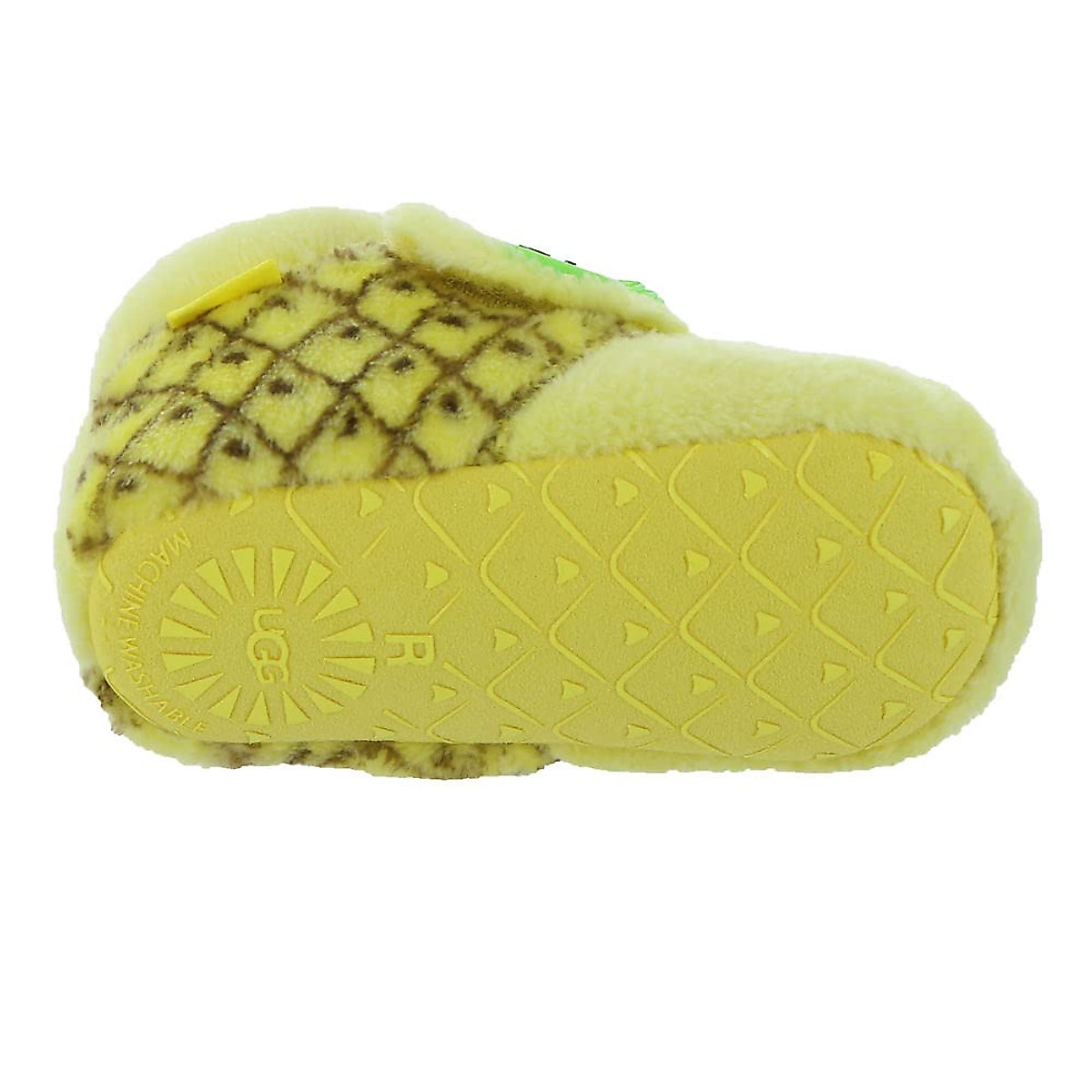 UGG Unisex-Baby Bixbee Pineapple Stuffie Boot, Pineapple-yellow, 2-3 Infant