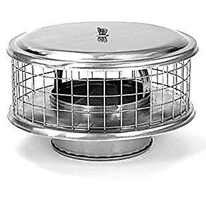 All Fuel Stainless Steel Chimney Cap (8")