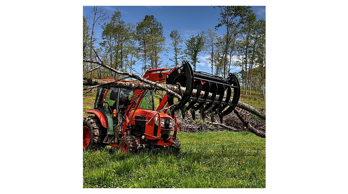 Titan 72" Extreme Root Grapple Rake - Heavy Duty Attachment