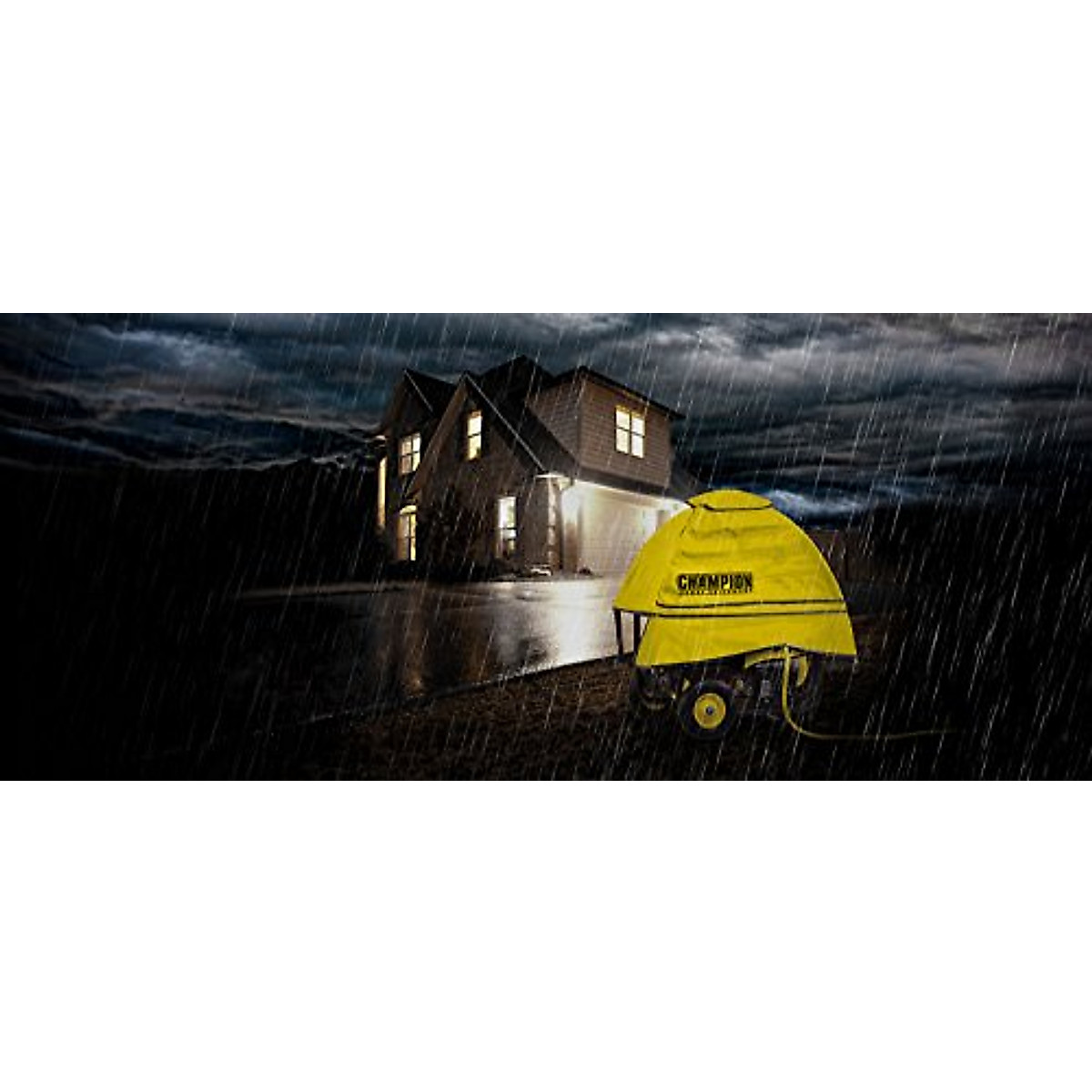 Champion Storm Shield Severe Weather Portable Generator Cover by GenTent® for 3000 to 10,000-Watt Generators