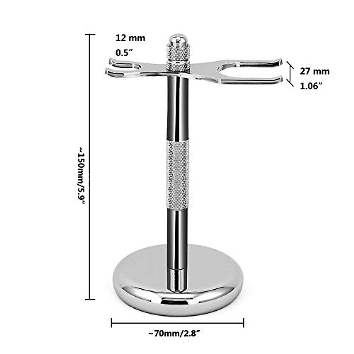 Makidar Premium Razor and Shaving Brush Stand Safety Razor Double-Sided Holder