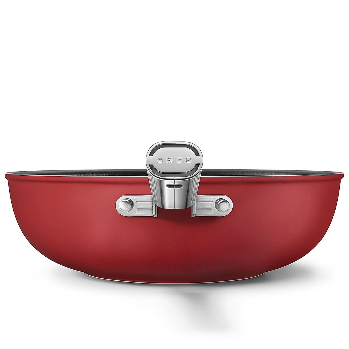 Smeg Cookware Red 12-Inch Wok