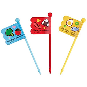 Skater LKP4-A Lunch Picks, Pack of 9, Shimajiro, 22