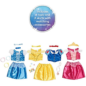 Disney Princess Dress Up Trunk Deluxe 21 Piece Officially Licensed [Amazon Exclusive]