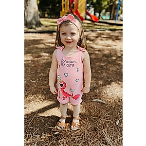 Sesame Street Elmo Baby Girls Romper and Headband Bow Set Pink 18 Months