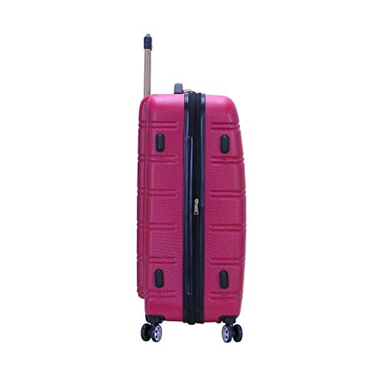Rockland Melbourne Hardside Expandable Spinner Wheel Luggage, Magenta, 2-Piece Set (20/28)