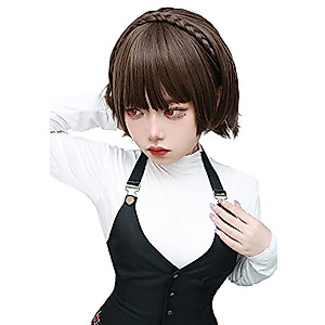 C-ZOFEK Cosplay Wig Braid Strip Styled (Dark Brown)