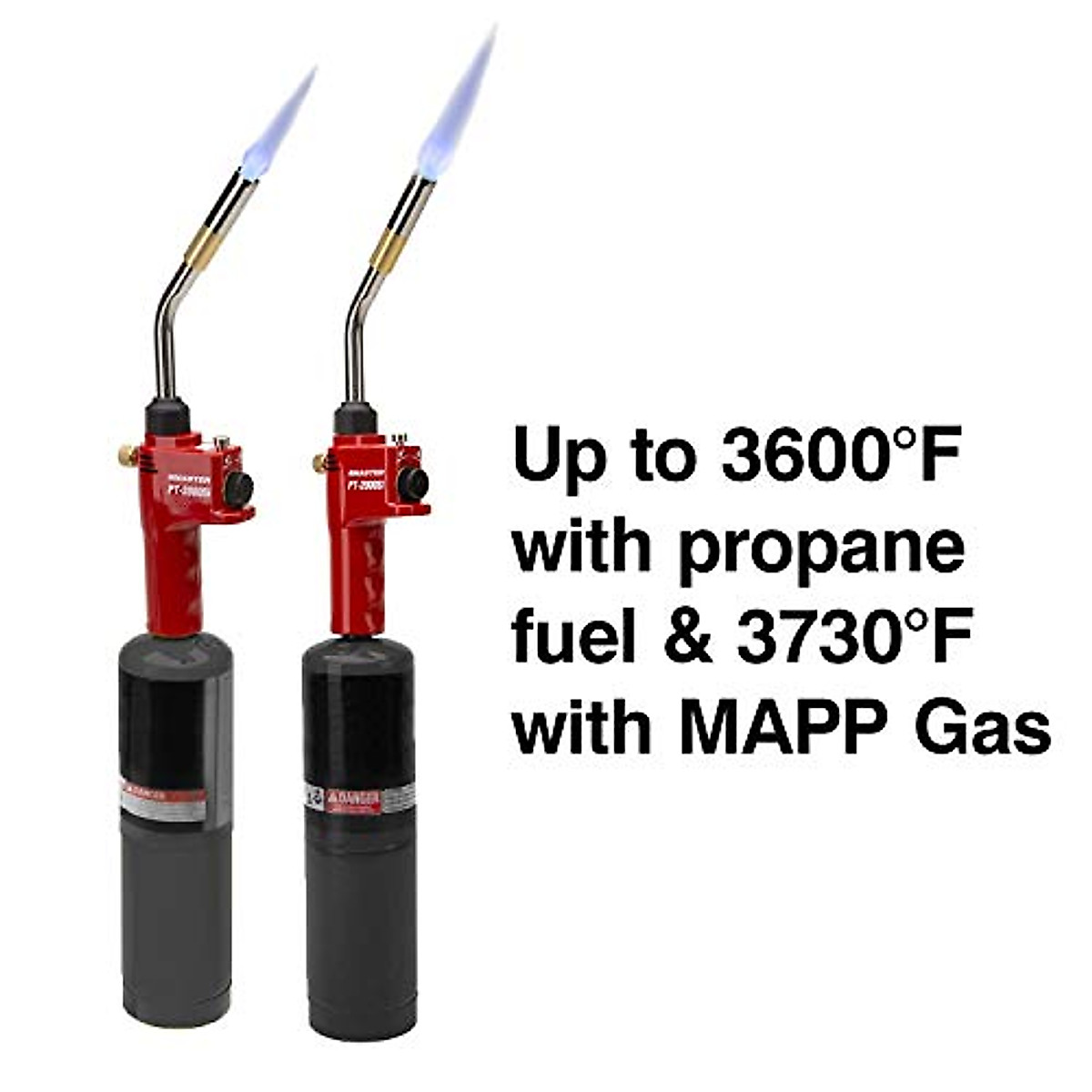 Master Appliance PT-2000Si – Optimized High Intensity Adjustable Flame, Trigger Start, Heavy Duty Blow Torch Head, Compatible with Propane or Mapp Gas