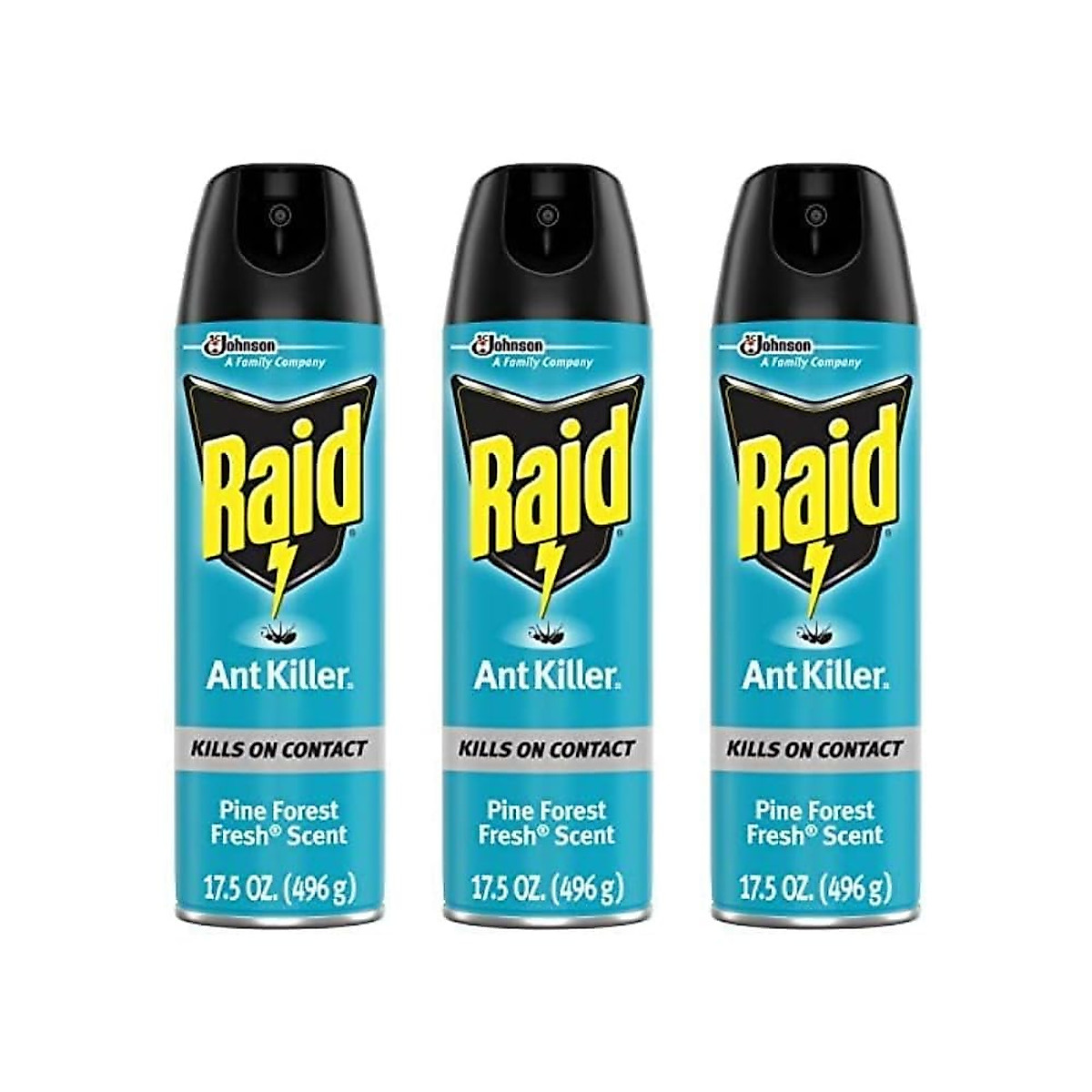 Raid Ant Killer Spray Pine Forest 17.5 Ounce (Pack of 3)