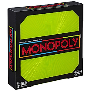 Monopoly Neon Pop Board Game for Kids Ages 8 & Up for 2-6 Players