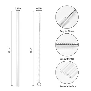 Replacement Straws for Owala FreeSip 24/32 oz HurOutd 6pcs Reusable Plastic Straws with Cleaning Brush for Owala Flip Insulated Stainless Steel Water Bottle