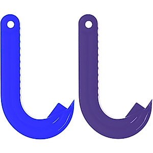 Ring Pull Tab Opener - Pack of 2 - Manual Ring-Pull Food Can Openers - Hand Hook Top Opener