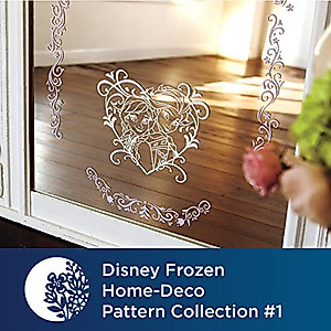 Brother ScanNCut Disney Frozen HomeDeco Pattern Collection 1 CADSNP04, 27 Designs with Olaf, Elsa, Anna & More, Vinyl Wall Art, Iron-on Transfers for Clothing, DIY Stencil Templates, Party Decorations