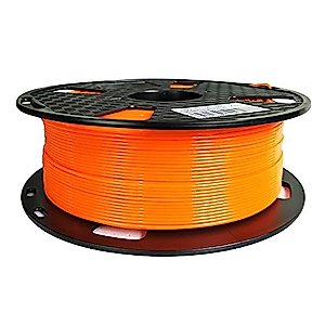 CC3D Orange PETG Filament 1.75 mm 1KG 3D Printer Filament 2.2LBS Spool 3D Printing Materials Fit Most FDM Printer Easy to Print Orange Color