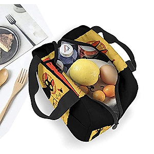 Portable lunch insulated bag lunch bag reusable waterproof portable thermal insulation bag lunch tote lunch box cooler bag with zipper for women/men