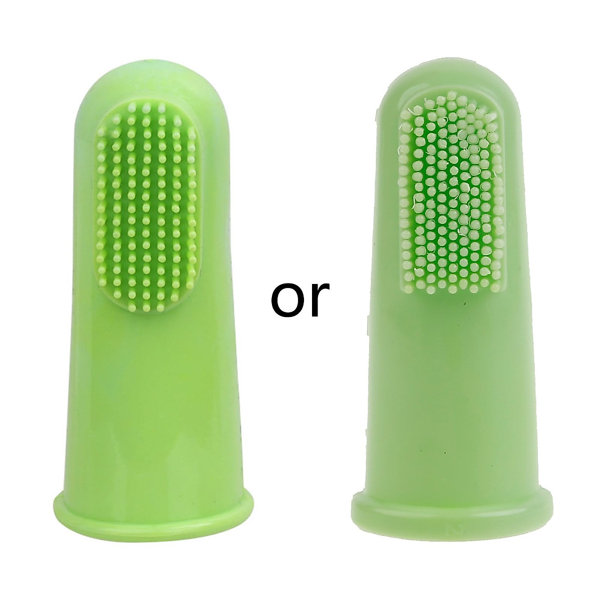 Dog Toothbrush For Teeth Cleaning Finger Brush With Bristles 2-Side Designs Fingerbrush To Effective Freshen Pet Breath Dog Toothbrush Silicone Finger Brush With Bristles Small For Dogs And Cats Dog