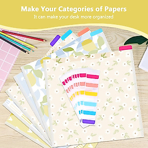 60 PCS Scrapbook Paper Storage Organizer with 120 Sticky Index Tabs for 12x12 Paper Storage,Clear PP Scrapbook Paper Storage Organizers for Holding Scrapbook Paper, Cardstock, Vinyl Paper