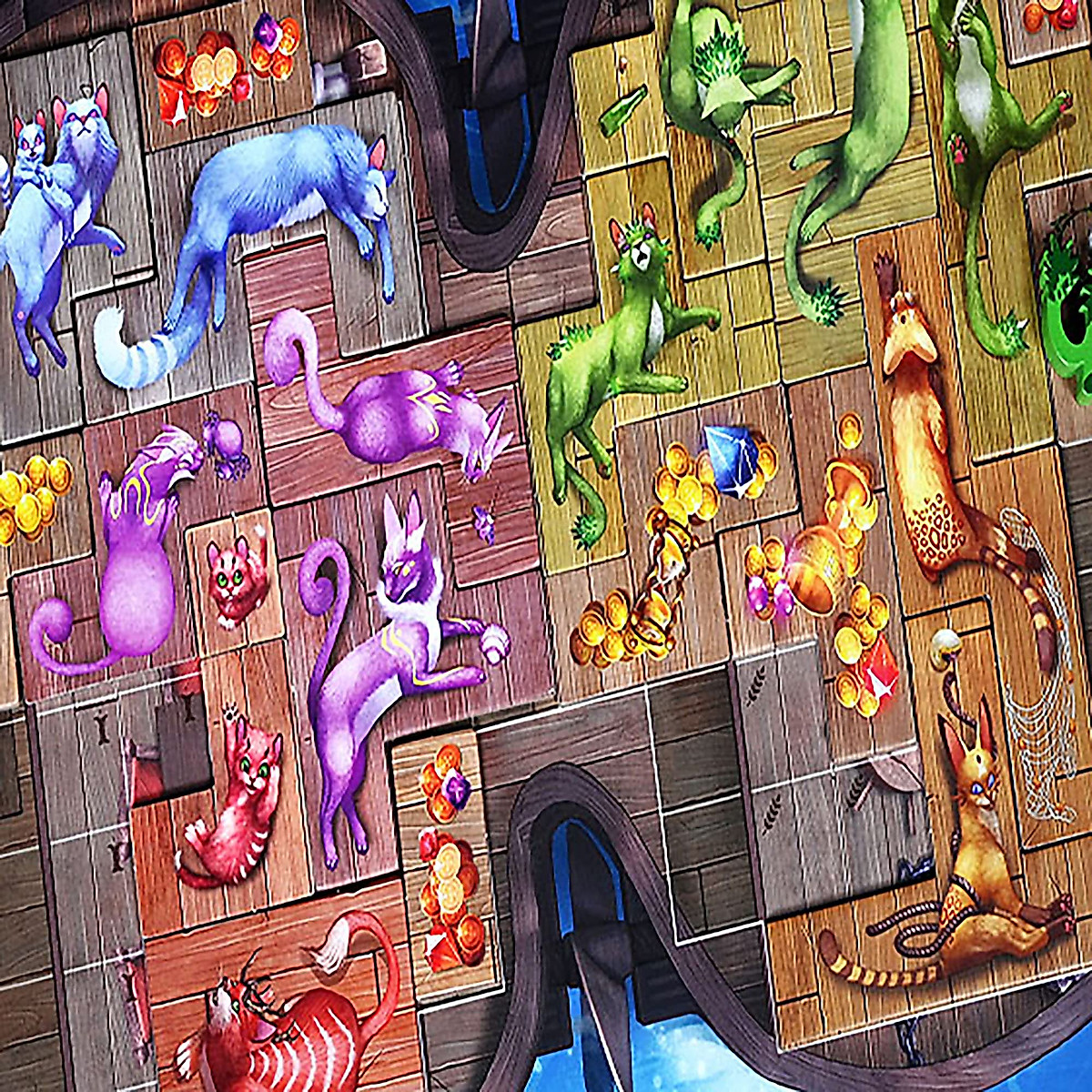 GTS Distribution The Isle of Cats: Boat Pack Expansion - Boardgame, Ages 8+