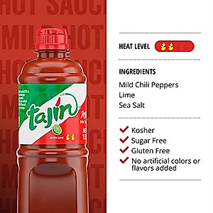 Tajin Mild Hot Sauce 15.38oz (Pack of 1)