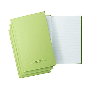 (3 Pack) Tacticai Green Military Log Book (5.25” x 8” – 192 Pages), Record Book for Record Keeping, Supply Chain, Inventory, Training, Maintenance & Field Operations, NSN 530-00-222-3521