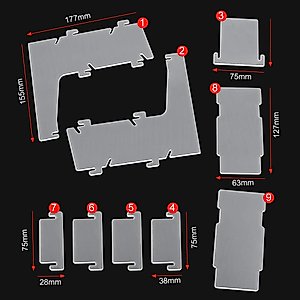 Dice Tower, Dice Rolling Tower Kit with Double Sided Matte Protective Film, Please Tear Off Before Use & Tray Collapsible Portable Easy Roller for Desktop Board Game,RPG, D&D & Foxta