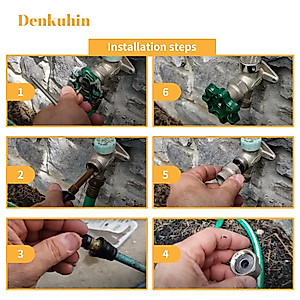 Denkuhin C-134KT-803 Stem Packing Kit Compatible with Wall Hydrant & Prier Model C108 hot and Cold, Replacement for Prier C-134/135/144/154-2 Packs