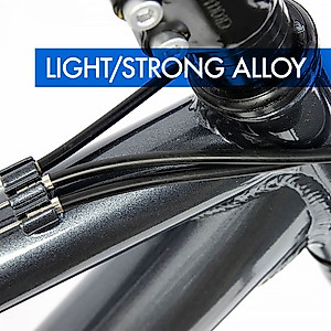 Gravity 2024 FSX 1.0 Dual Full Suspension Mountain Bike with Disc Brakes (Yellow, 17in)