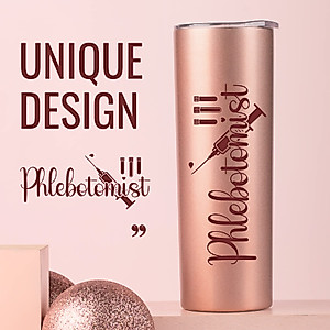 Onebttl Nurse Gifts for Women - Phlebotomy Gifts - Phlebotomist Graduation Gifts - Nurse Week Day Gifts - Gift Ideas for Nurses, 20oz Nurse Insulated Tumbler Cup with Straw