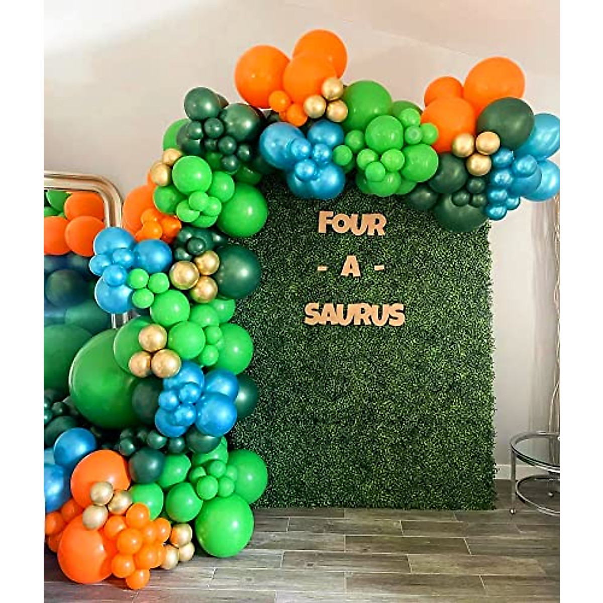 Dinosaur Balloon Garland Arch Kit Birthday Party Supplies Roar Foil For Boys Girls Decorations Green Kids Foil Jungle